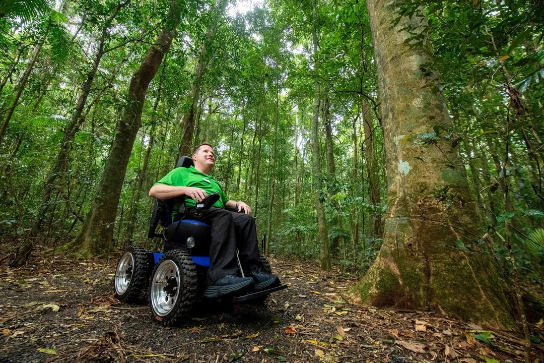 4WD wheelchair opens up Mary Cairncross Scenic Reserve – Newsreel